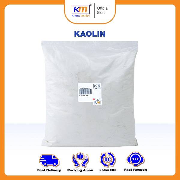 Kaolin Teknis Ukuran 1 Kg / Bahan Sabun Colek / Kaolin Putih / Penambah ...