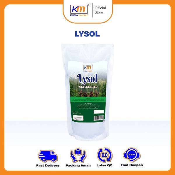 Lysol Pembersih Lantai Ukuran 1 Liter Anti Bakteri - Kimia Market