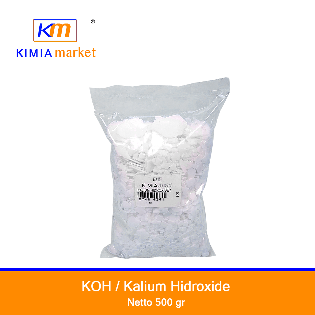 KOH / Kalium Hidroksida / Potassium Hidroxide / Hydrate (500gr) - Kimia ...