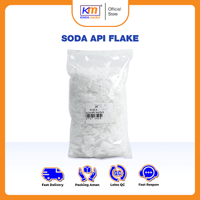Soda Api Flake 500gr / NaOH Flake/ Costic Flake Asahi - Kimia Market