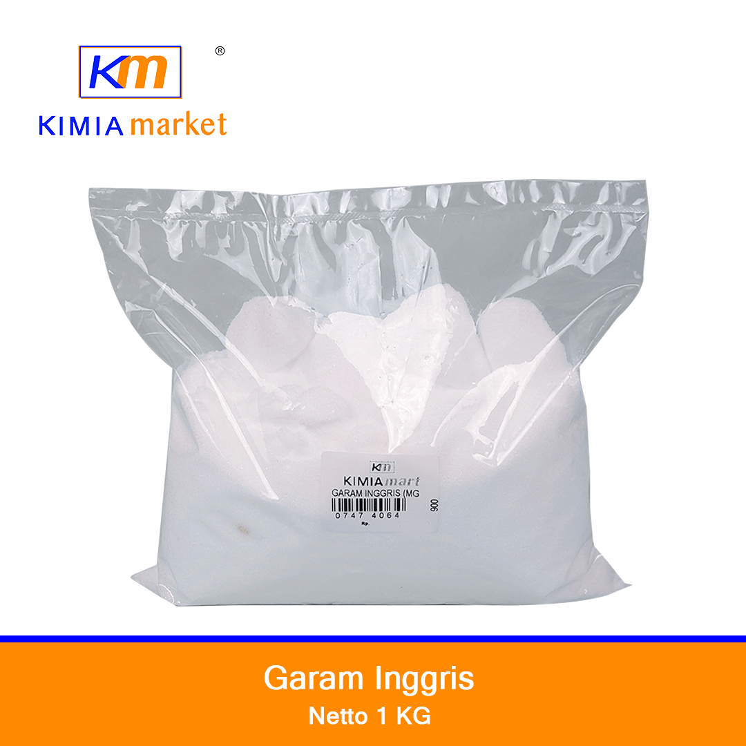 Epsom Salt 1KG / Garam Inggris ex Jerman 1KG/ Magnesium Sulphate ...