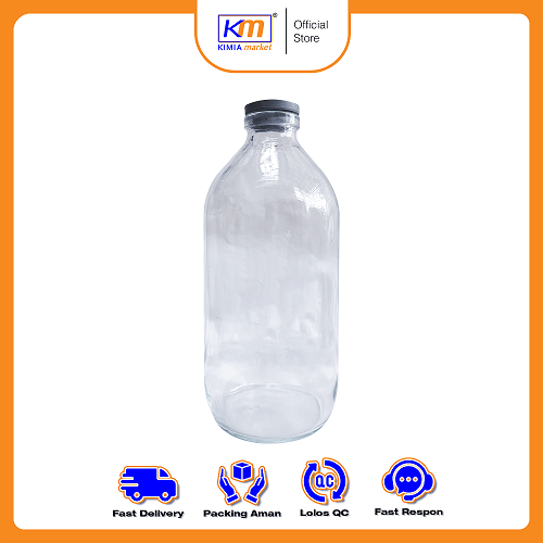 Botol kaca Asi 500ml -KC04 - Kimia Market