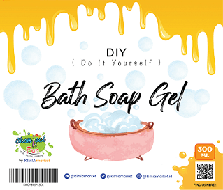 DIY Bath Soap Gel 300 ML / Sabun Mandi Scrub / Sabun Badan - Kimia Market