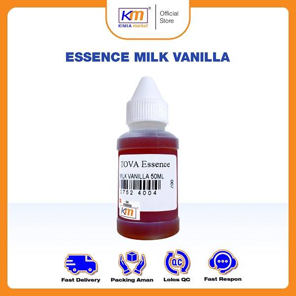 Essence Makanan/Minuman TOVA flavor Milk Vanilla - Kimia Market