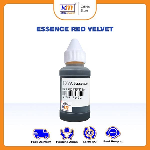 Essence Makanan/Minuman TOVA flavor Red Velvet - Kimia Market