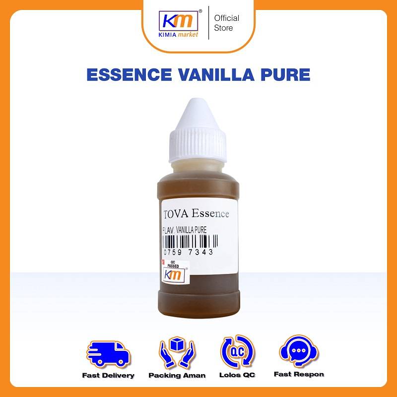 Essence Makanan/Minuman Tova Flavour Vanilla Pure - Kimia Market
