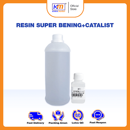 Resin Super Bening 1kg + Catalis / Resin DIY / Resin Aksesoris / Resin ...