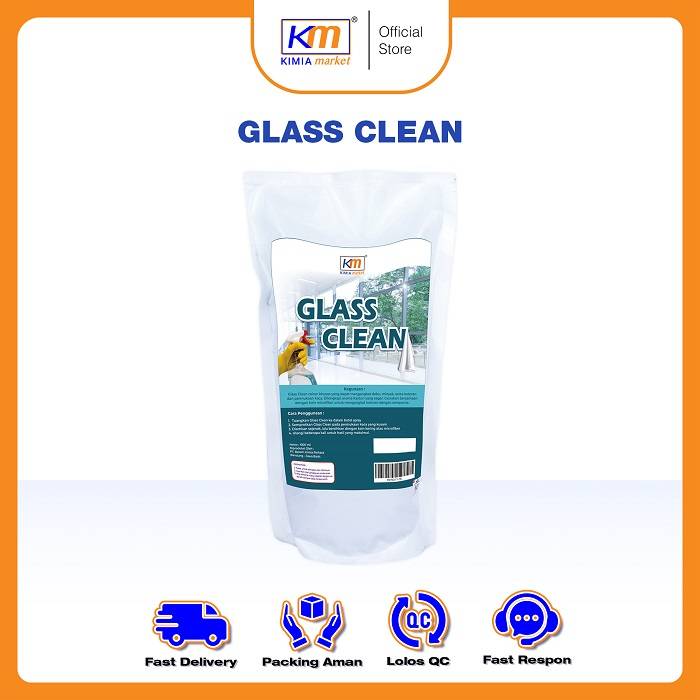 Glass Cleaner 1 liter / Pembersih Kaca 1 liter Stainless - Kimia Market