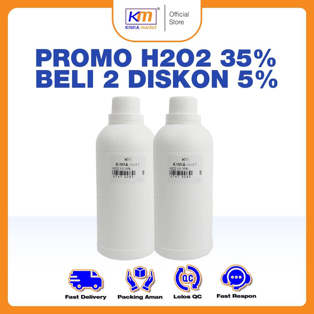 PROMO!! H2O2 35% BELI 2 DISKON 5% - Kimia Market